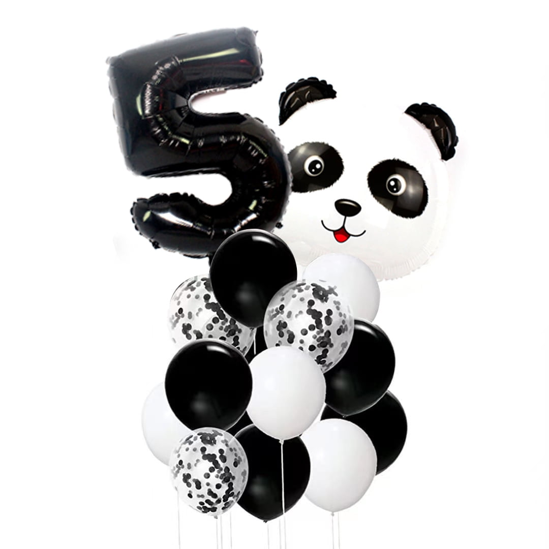 5th Birthday Party Decorations, Boy Girl Birthday Balloons, Panda ...