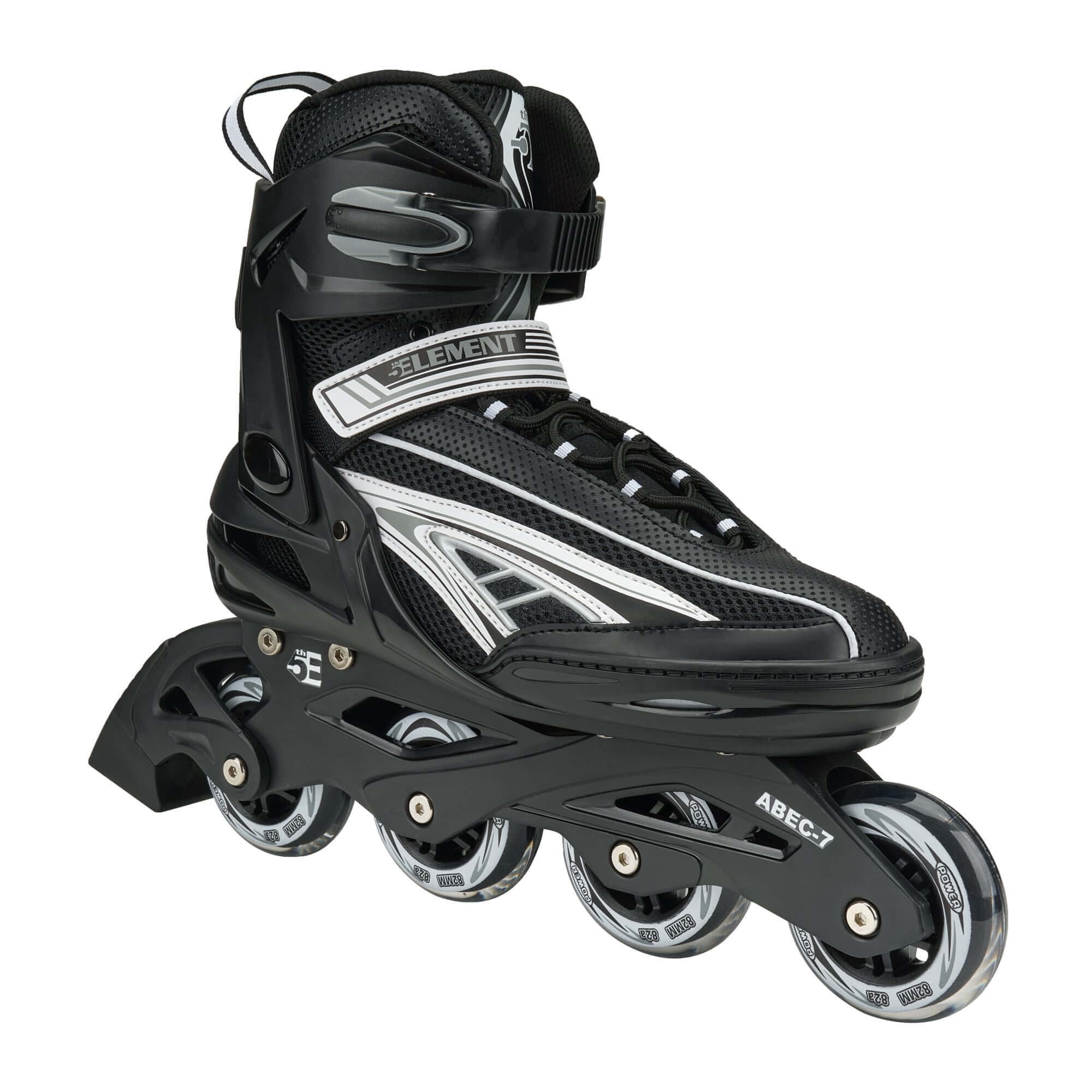 5th Element Panther Inline Skates - Black/Grey - Walmart.com