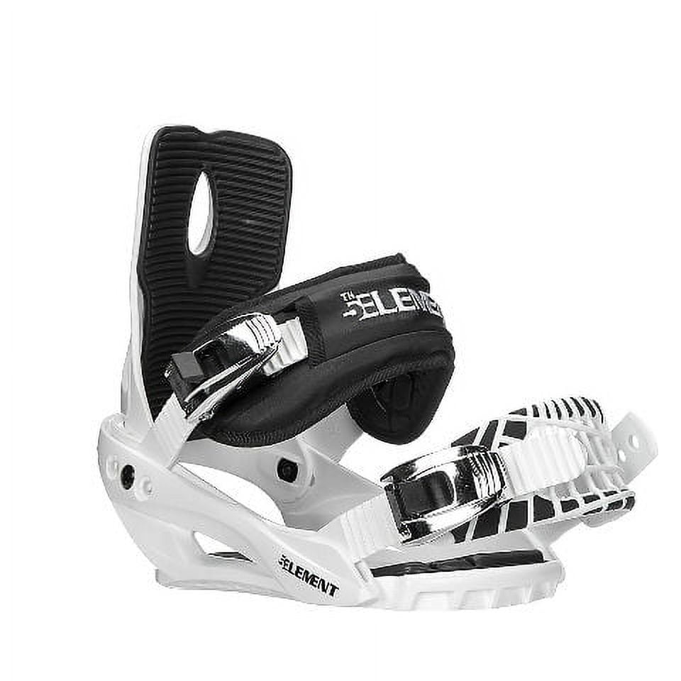 5th Element STEALTH 3 Snowboard Bindings (White, Large-XLarge ...