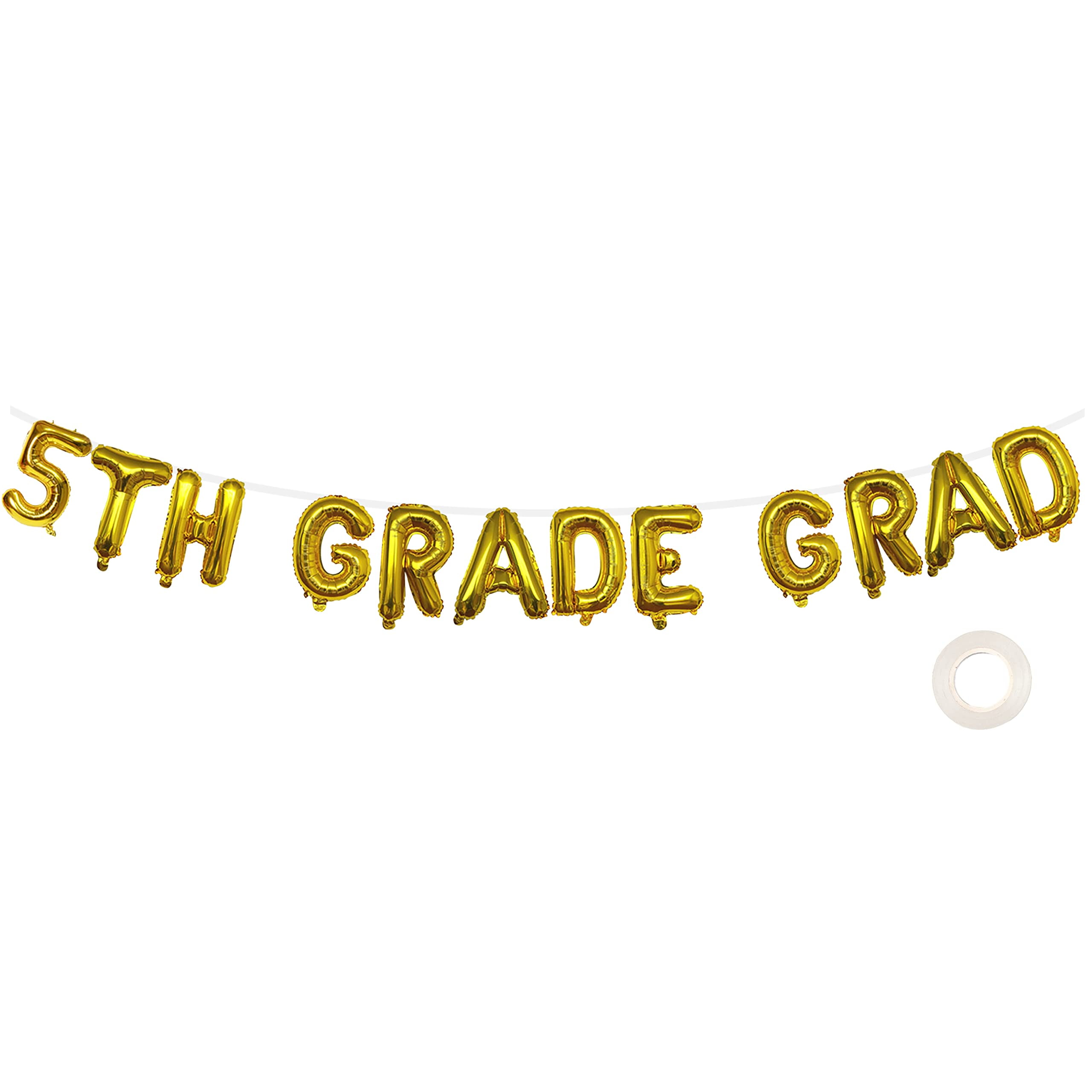 5th Grade Grad Balloons, 16 Inch 5th Graduation 2024 Balloons, 5th ...