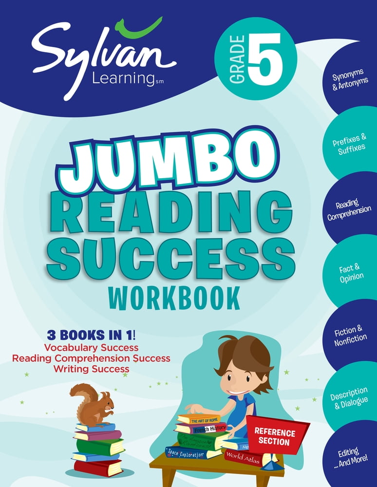 Pre-Owned 5th Grade Jumbo Reading Success Workbook: 3 Books in 1 ...