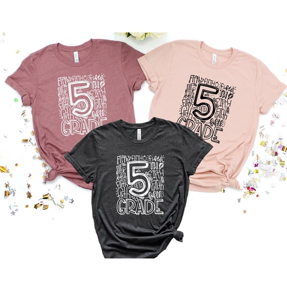 5th Grade Shirt Fifth Grade Shirt 5th Grade Teacher Hello Fifth Grade ...