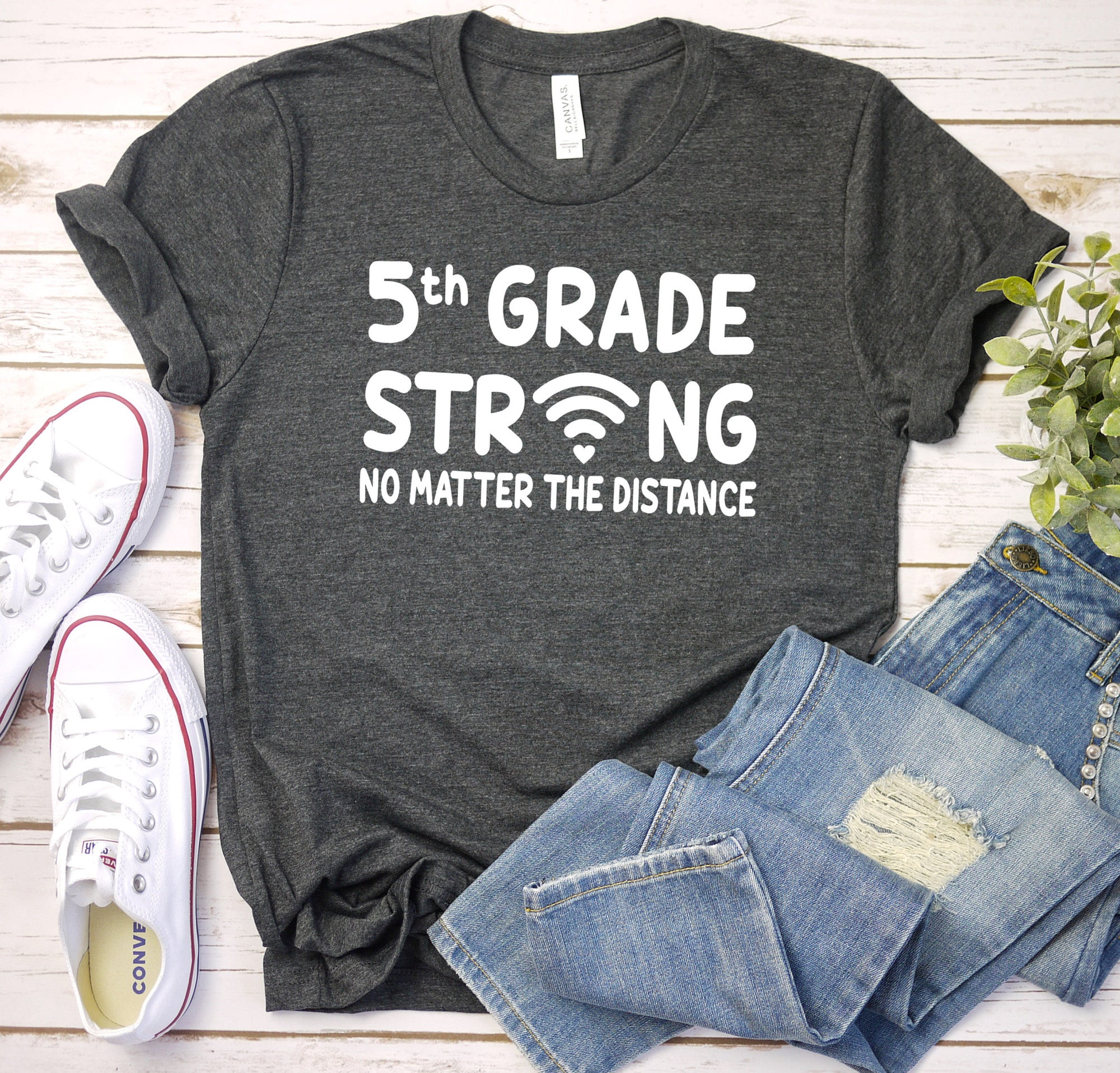 5th Grade Team Teacher Strong Shirt Virtual Teacher Shirts Fifth Grade ...