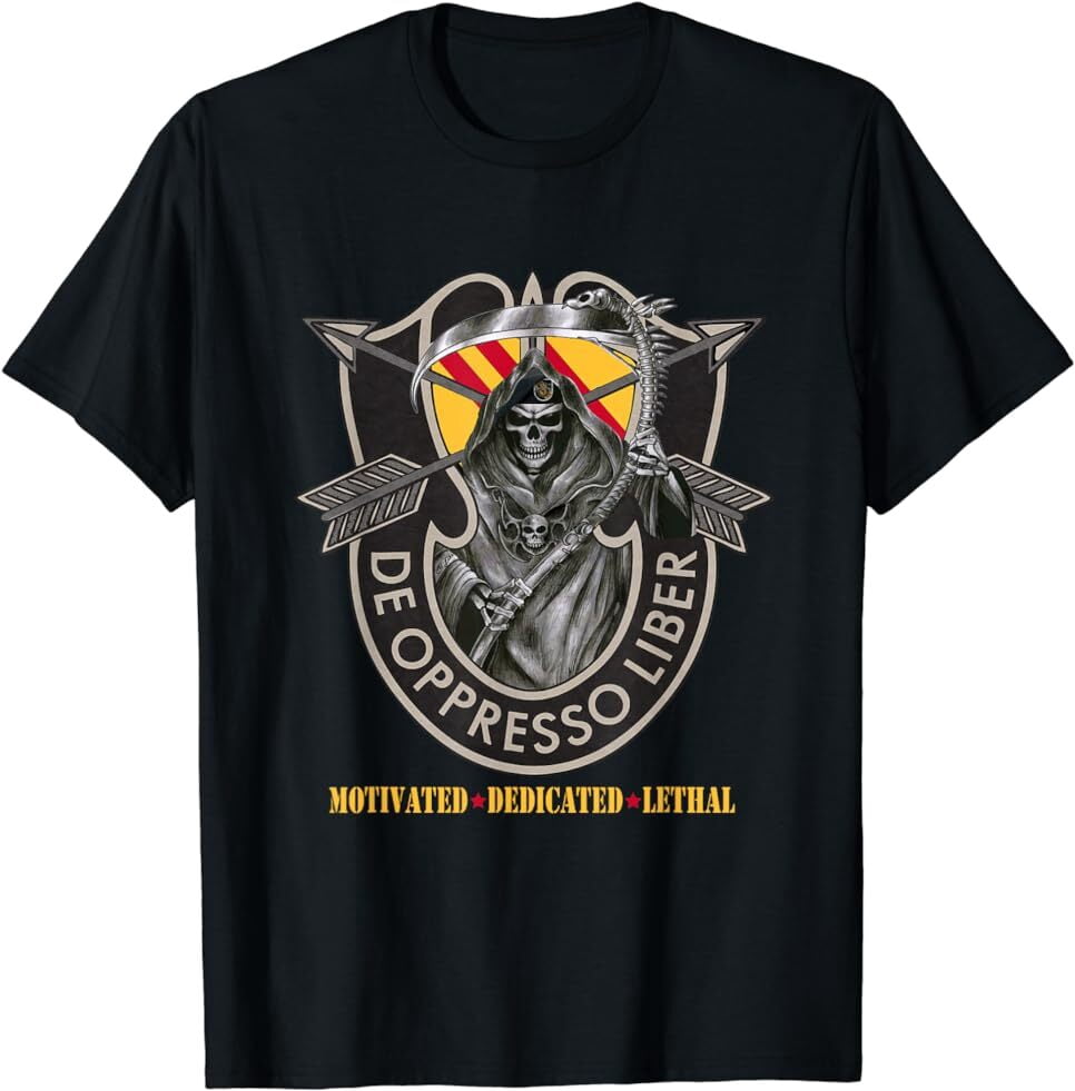 5th Special Forces Group (5th SFG) De Oppresso Liber T-Shirt Size S-5XL ...