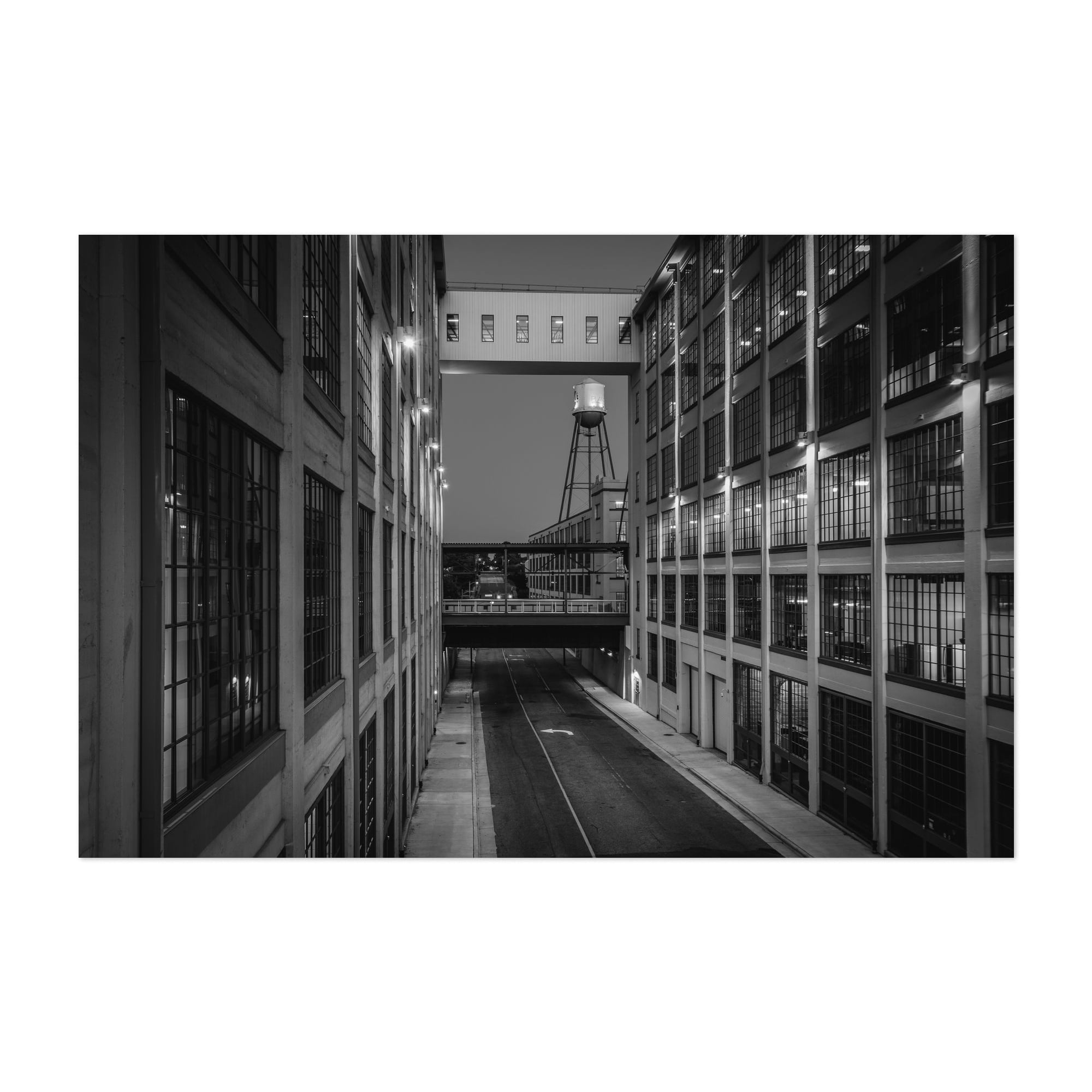 5th Street Skywalk B&W - Winston-Salem North Carolina Photography ...