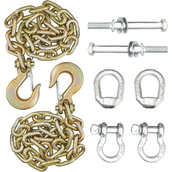 5th Wheel Trailer Safety Towing Chain kit Ultimate Connection Safety ...