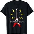5th grade Rocks Guitar Music Back To School Kids Teachers T-Shirt ...