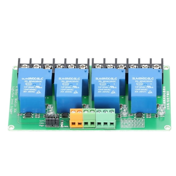 Relay 4 Channel Relay Module 30A Load Current With Optocoupler ...