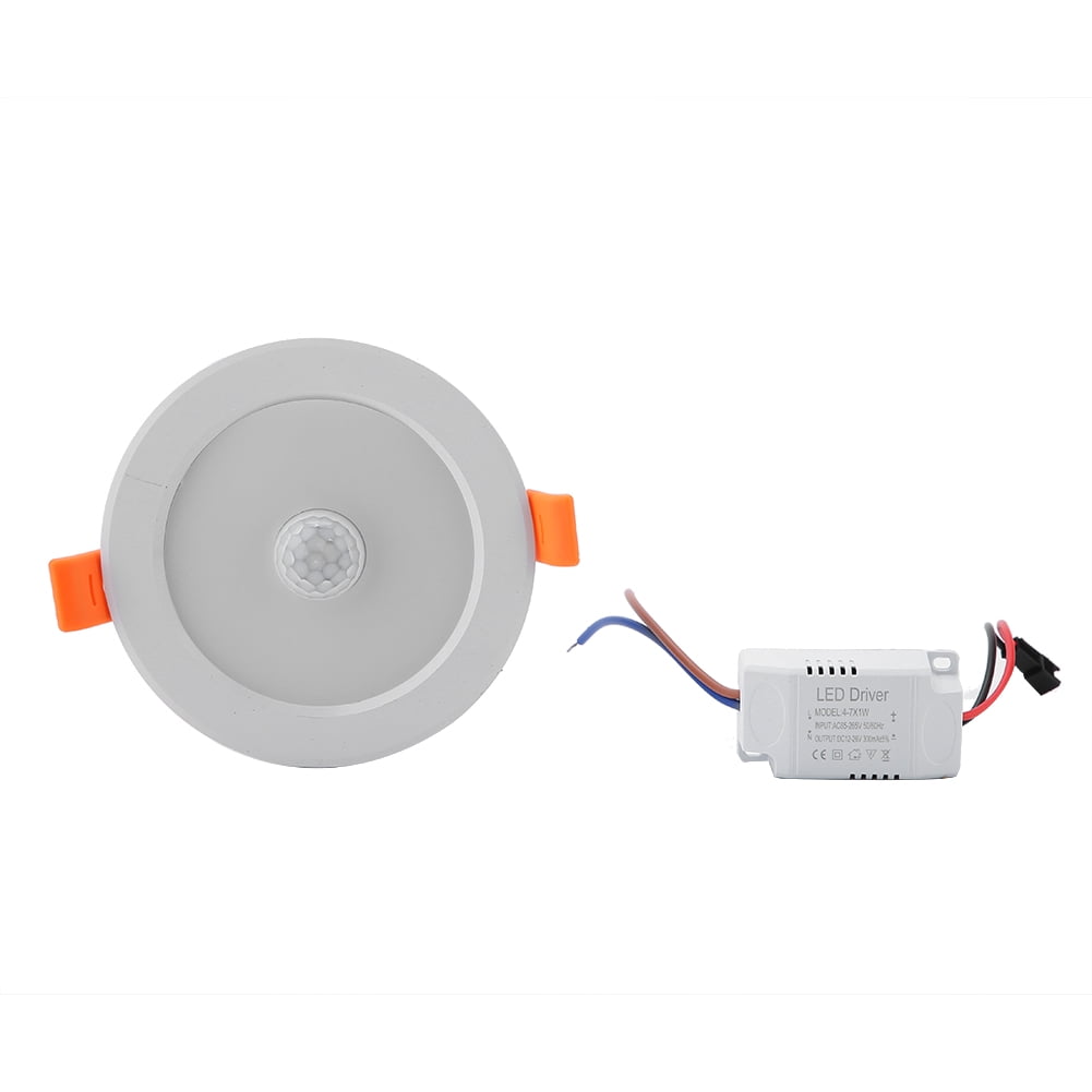 5w Round 10LED Infrared Sensor Downlight Human Body Induction Ceiling ...