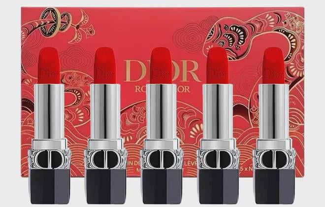 5x 1.5g Dior Rouge DIOR lipstick Set Lunar Holiday Limited Edition set ...