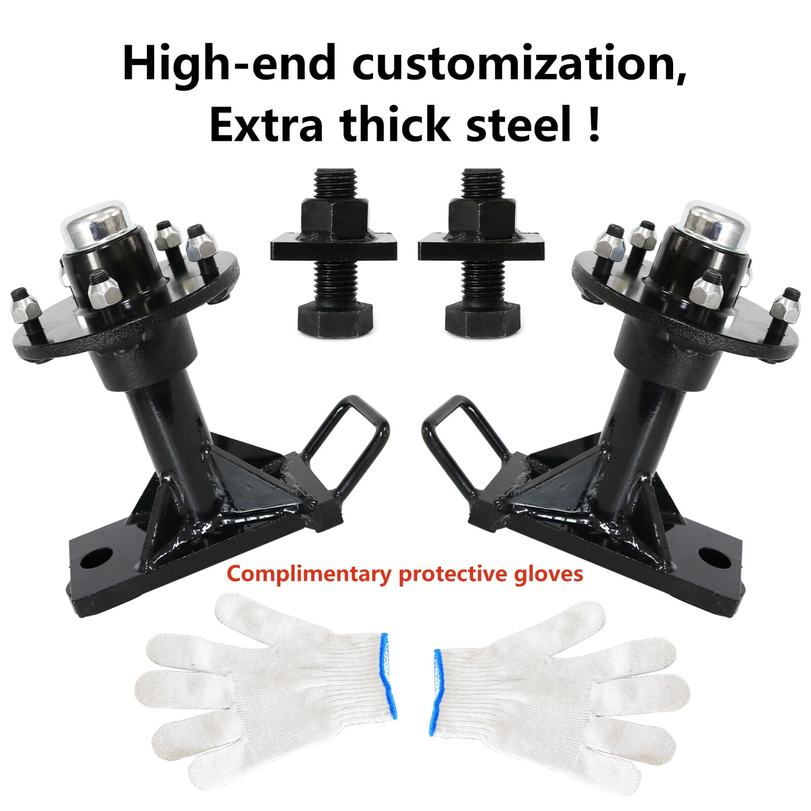 5x 5.5 Lug Superior Shipping Container Wheels, Spindle Kit，Container ...