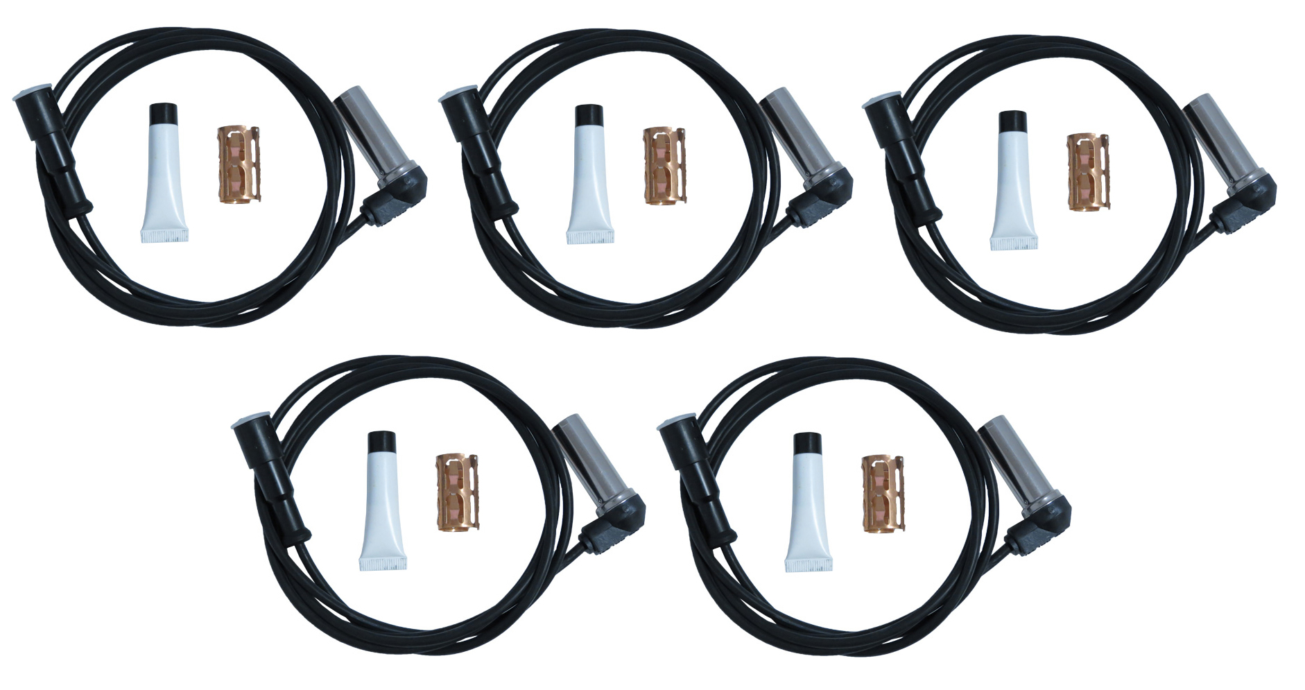 5x 5.8ft 90 degree ABS Sensor Kit Replaces Meritor Wabco 955341 ...