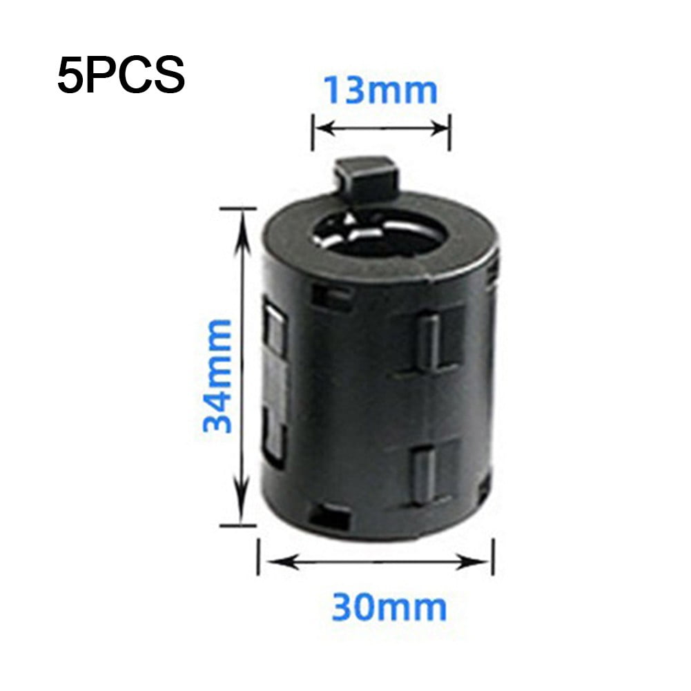 5x Anti-interference Snap for Ferrite Cable Core Choke Clip EMC ...