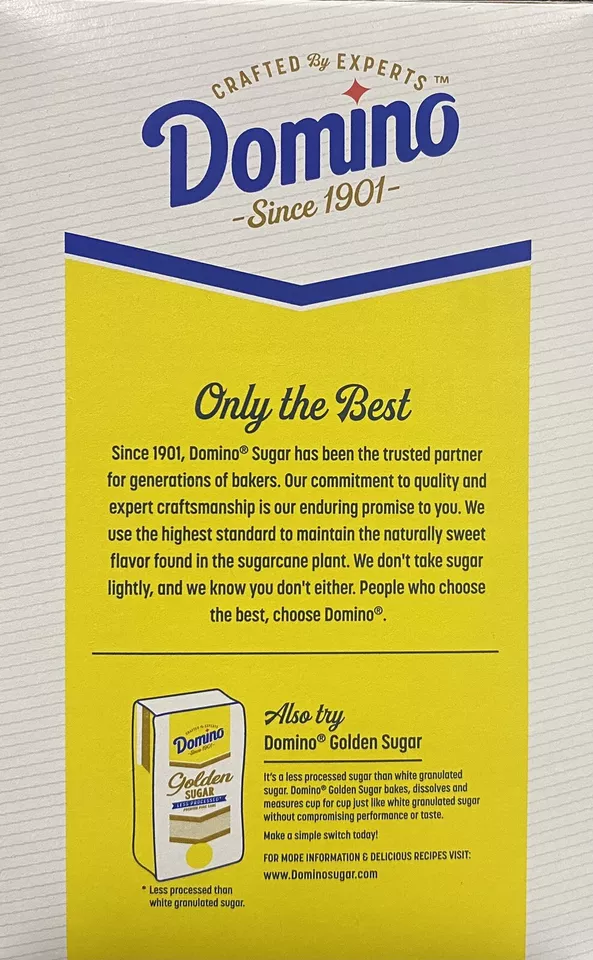 5x DOMINO Premium Pure Cane Sugar 100 Count Packets 12.35 oz Box - 5 ...