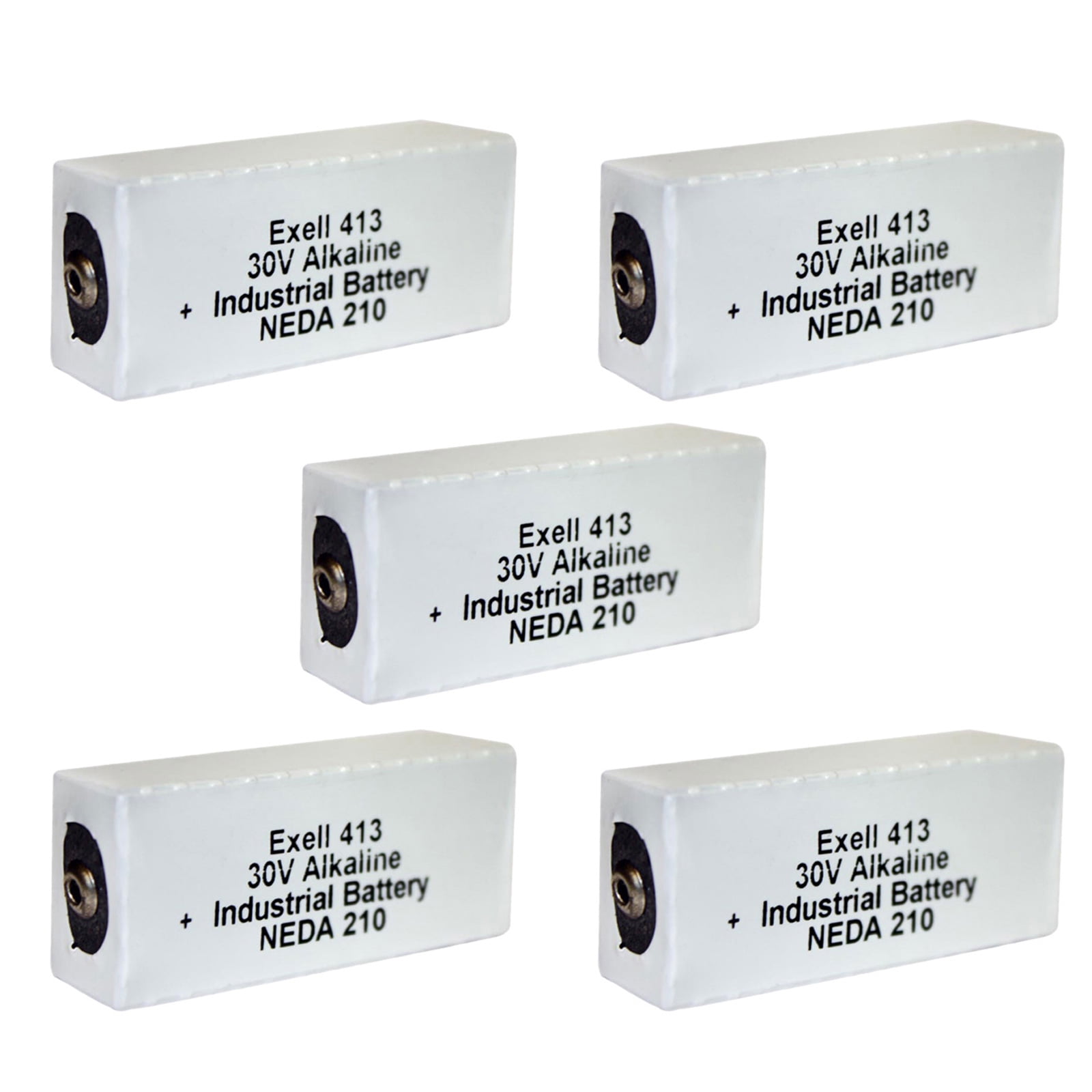 5x Exell 413A Alkaline 30V Battery NEDA 210, 20F20, BLR123 ER413 ...