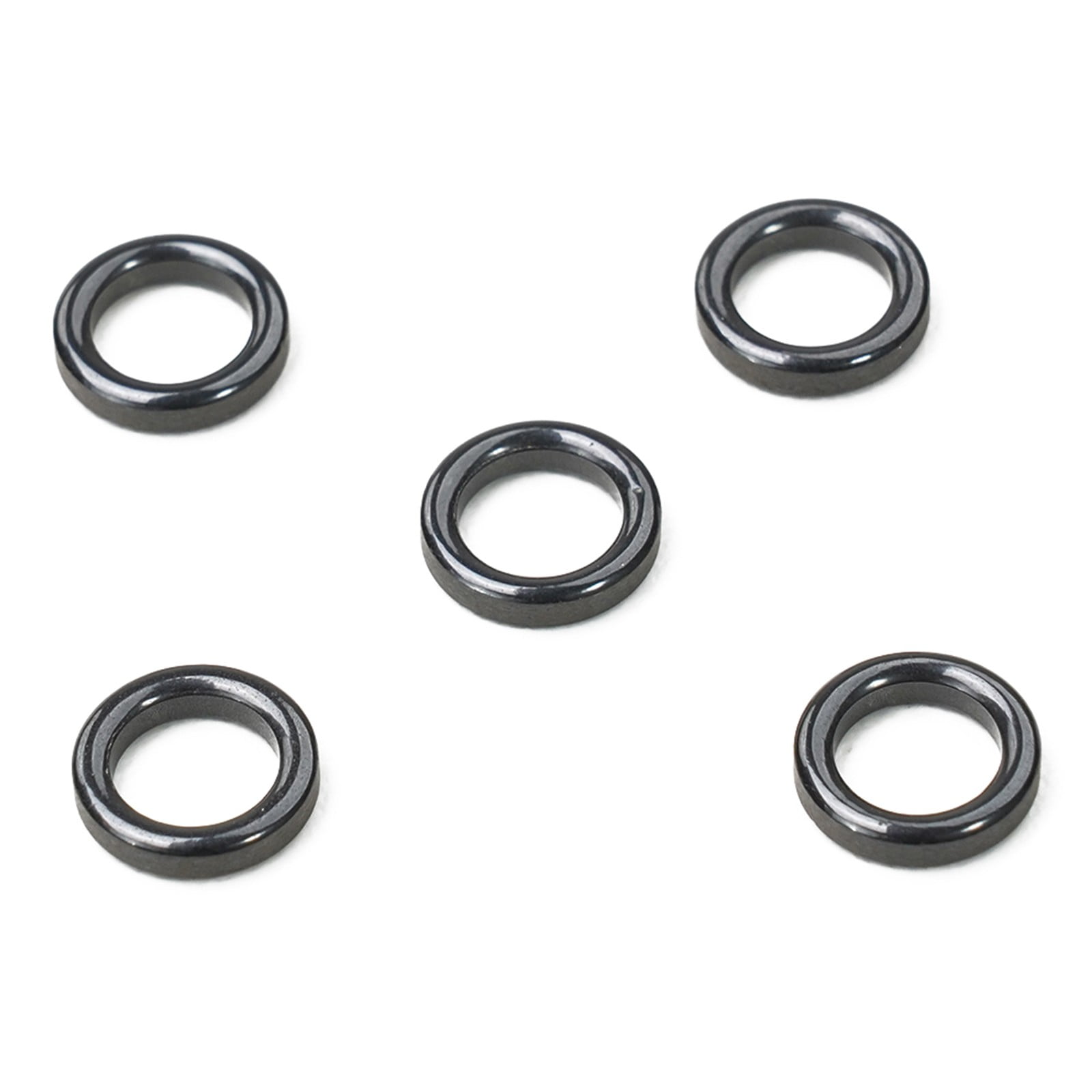 5x Fishing Rod Guide Ring Ceramic Wear Heat Conduction Repair Kit Part ...