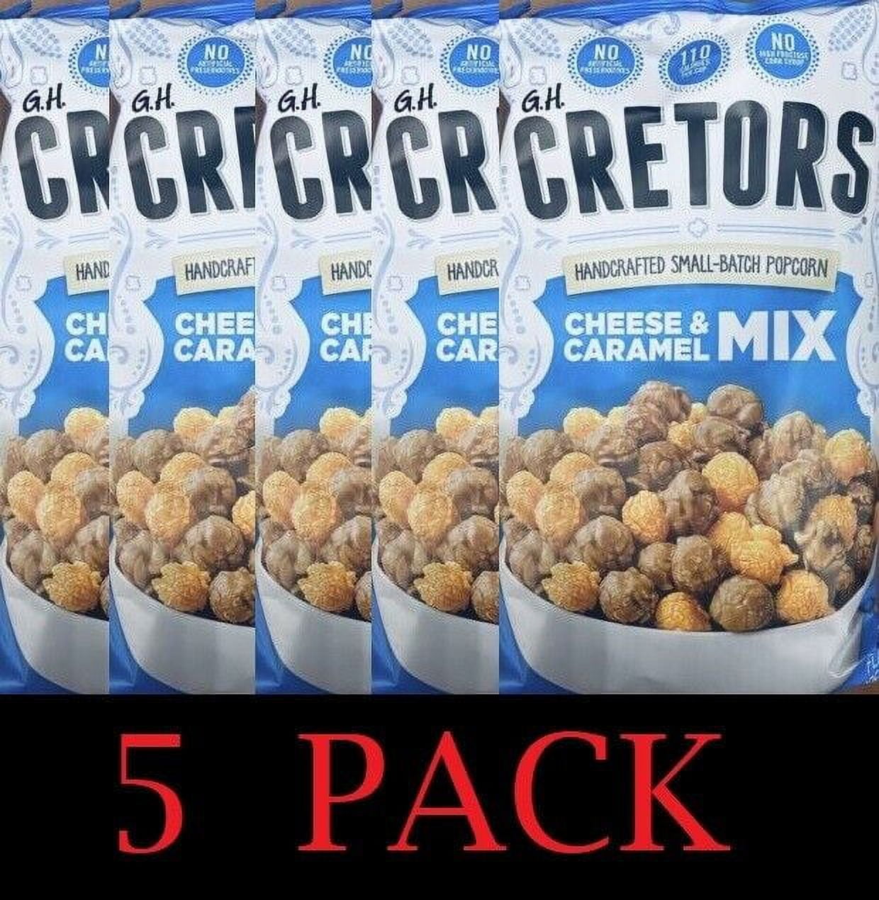 5x G.H. Cretors Handcrafted Small-Batch Popcorn Cheese & Caramel Mix 7. ...
