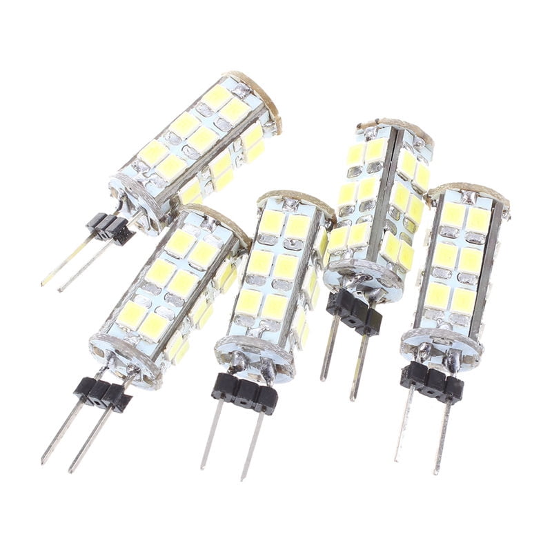 5x G4 26 SMD 3528 LED Day White Light Home Marine Lamp RV Boat Bulbs ...