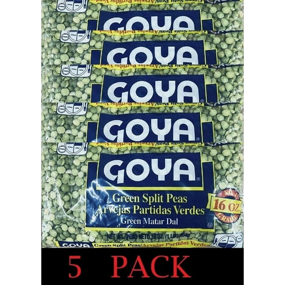 5x Goya Dry Green Split Peas 16 oz Bag - No 1 Grade - 5 PACK - Walmart.com