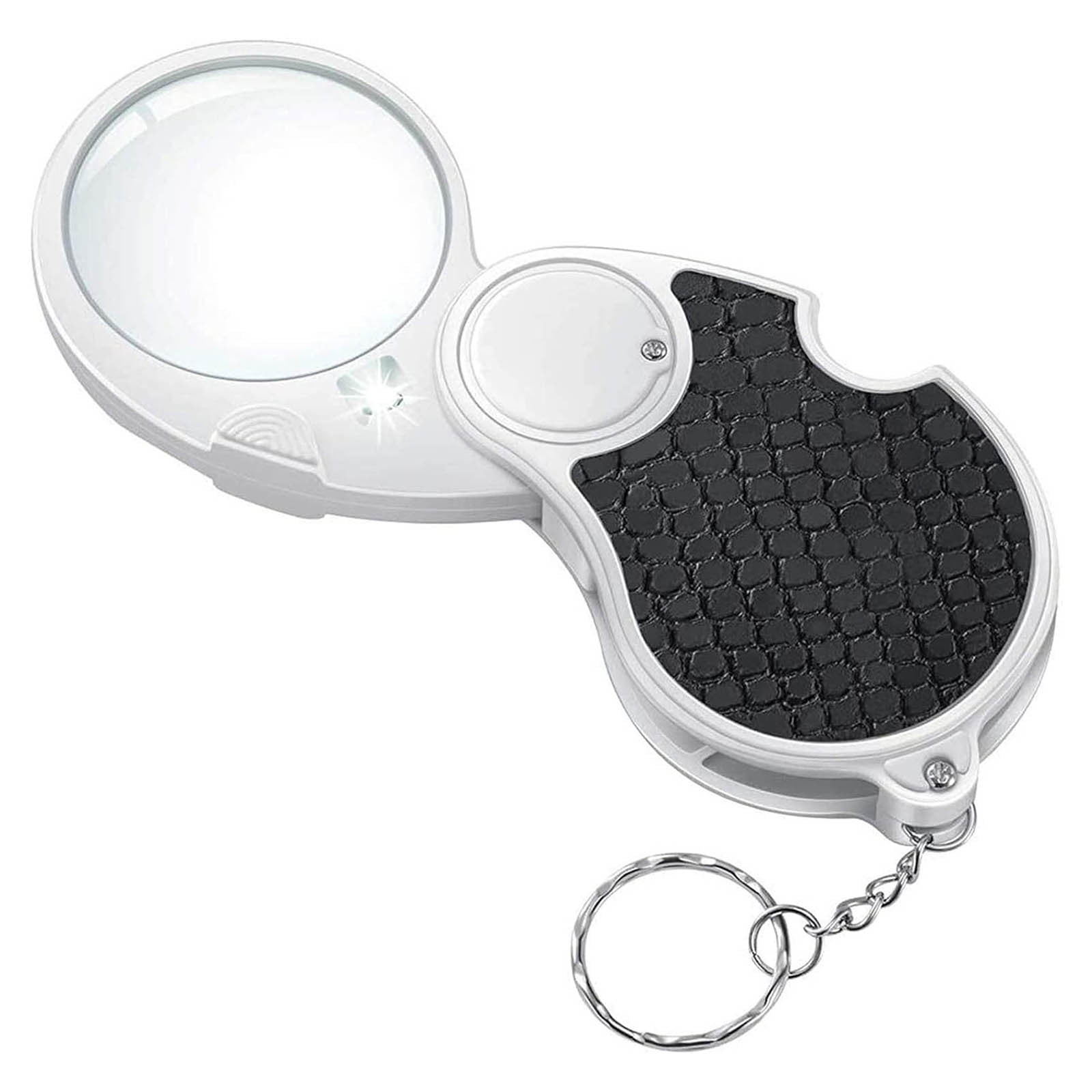 5x Handheld Pocket Magnifier Magnifying Glass With Light Lighted ...