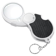 Magnifying Glass with LED Light, Lightweight Handheld Lighted 4x ...