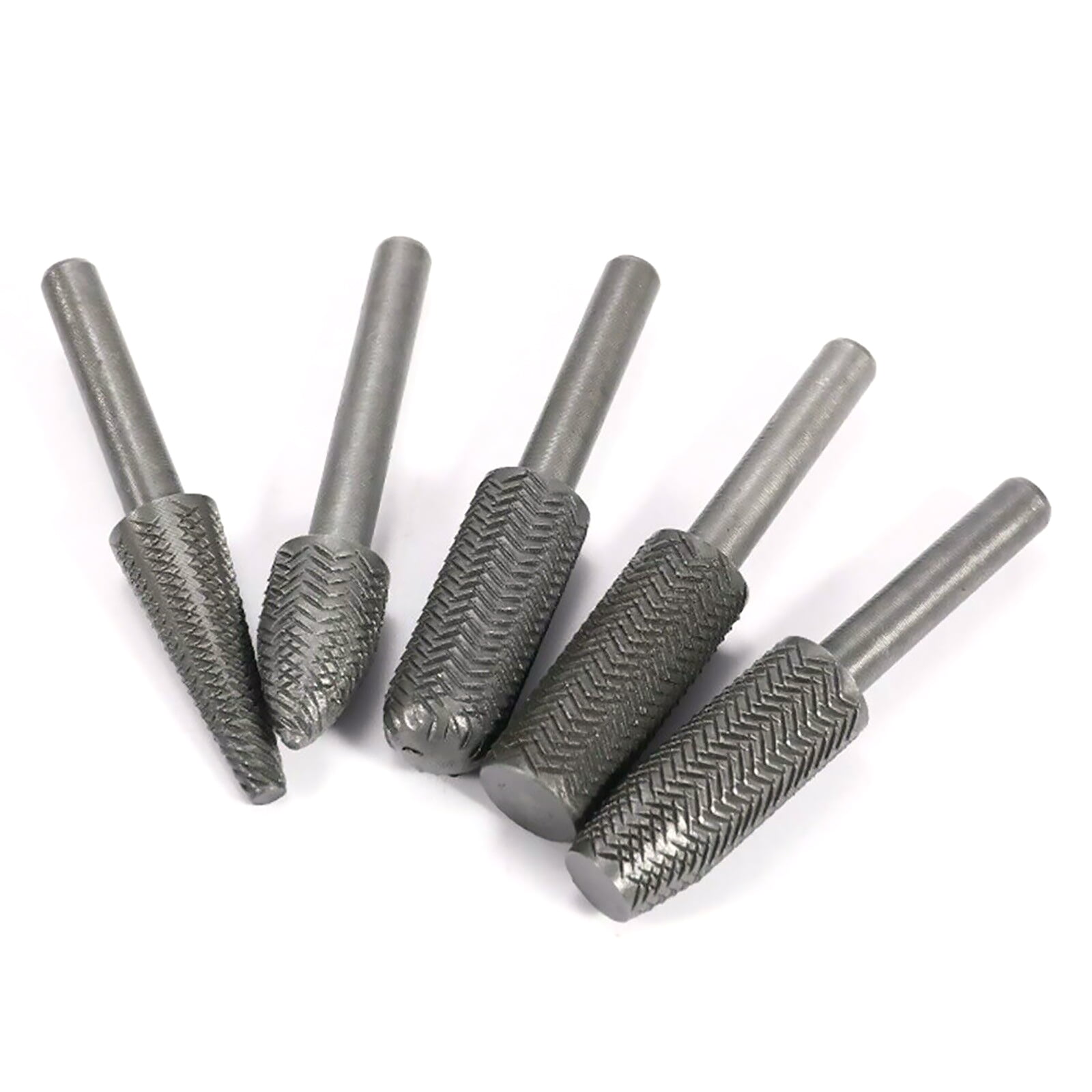5x High Carbon Steel Rotary Rasp Set Wear-Resistant for Enlarging Holes ...