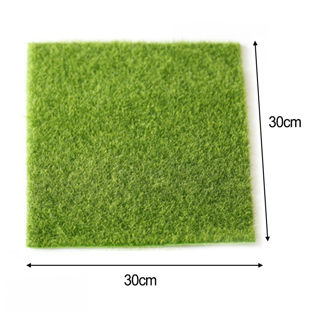 5x Lawn Turf Artificial Grass Fake Green Mat Carpet Landscape Home ...