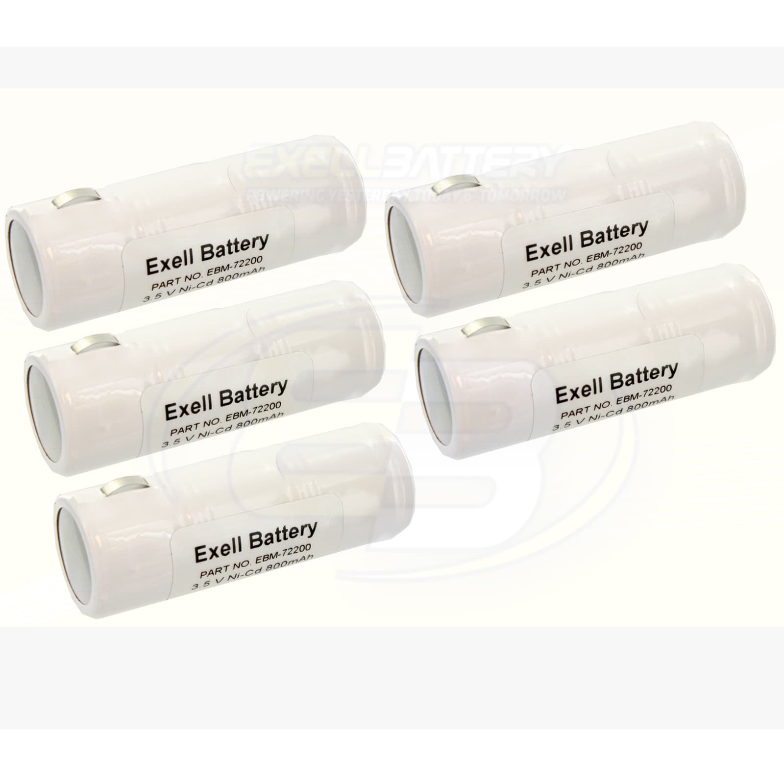 5x MED Battery for Otoscopes MEDIC LUX, Keeler 1919-P-5020, B10097 ...