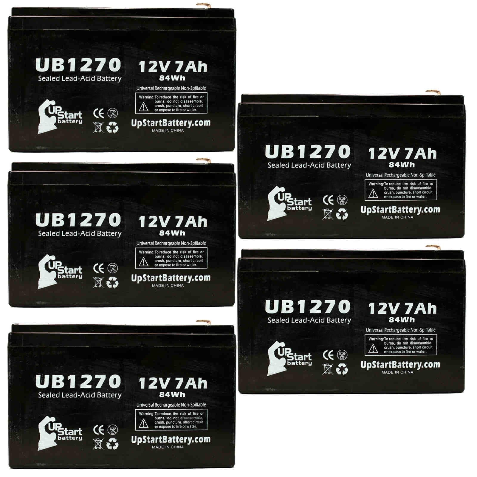 5x Pack - Compatible Opti-ups 280ES Battery - Replacement UB1270 ...