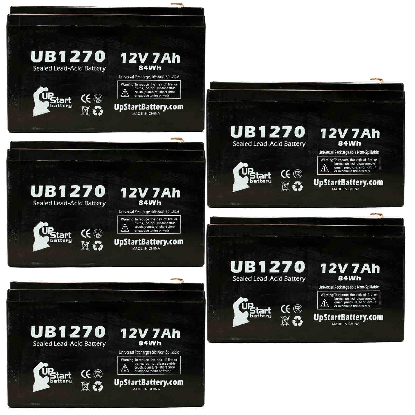 5x Pack - Interstate Batteries PC1270 Battery Replacement - UB1270 ...