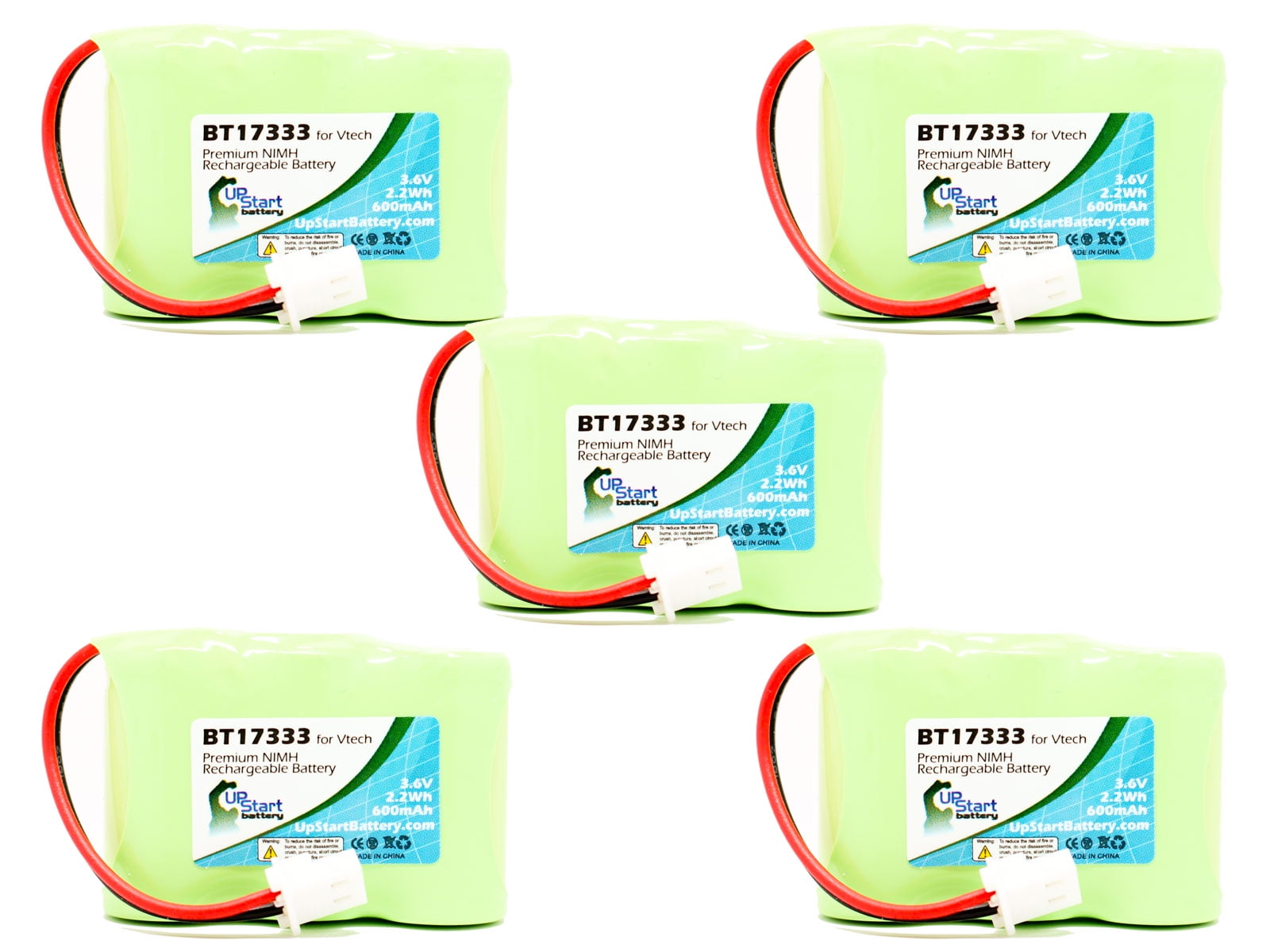 5x Pack - UpStart Battery VTech CS51212 Battery - Replacement for VTech ...