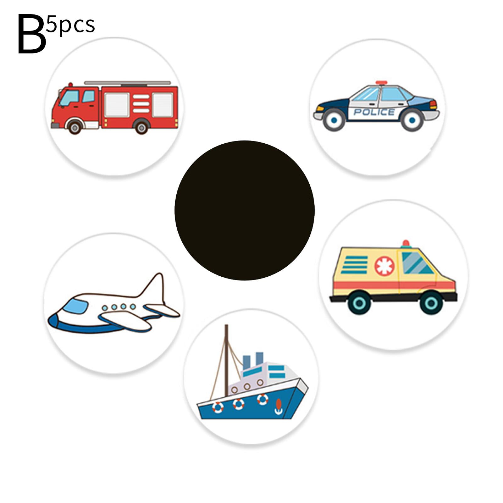 5x Pee Targets Potty Training Seat Stickers Urinal Bullseye Colors ...