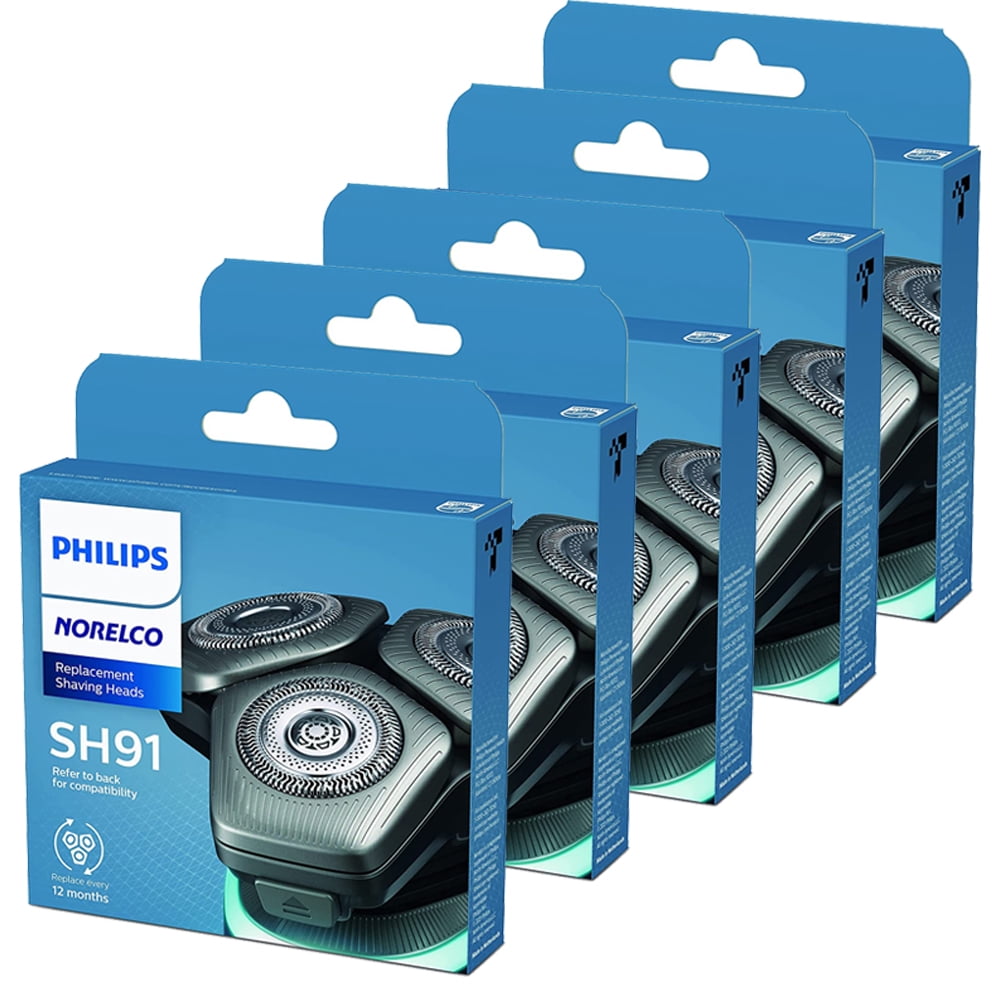 5x Philips Norelco Shaving Replacement Heads for Shaver Series 9000 ...