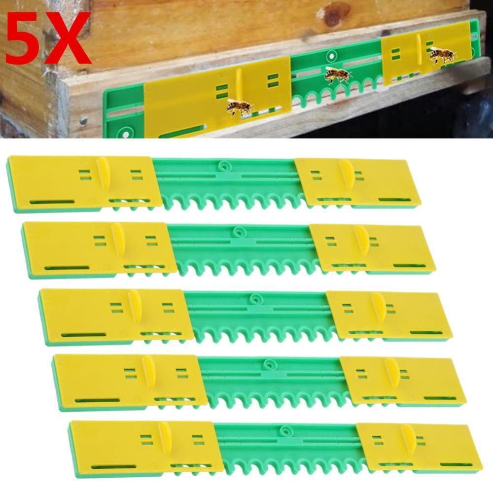 5x Plastic Beehive Door Beekeeping Beehive Box Door Anti-Escape Hive ...