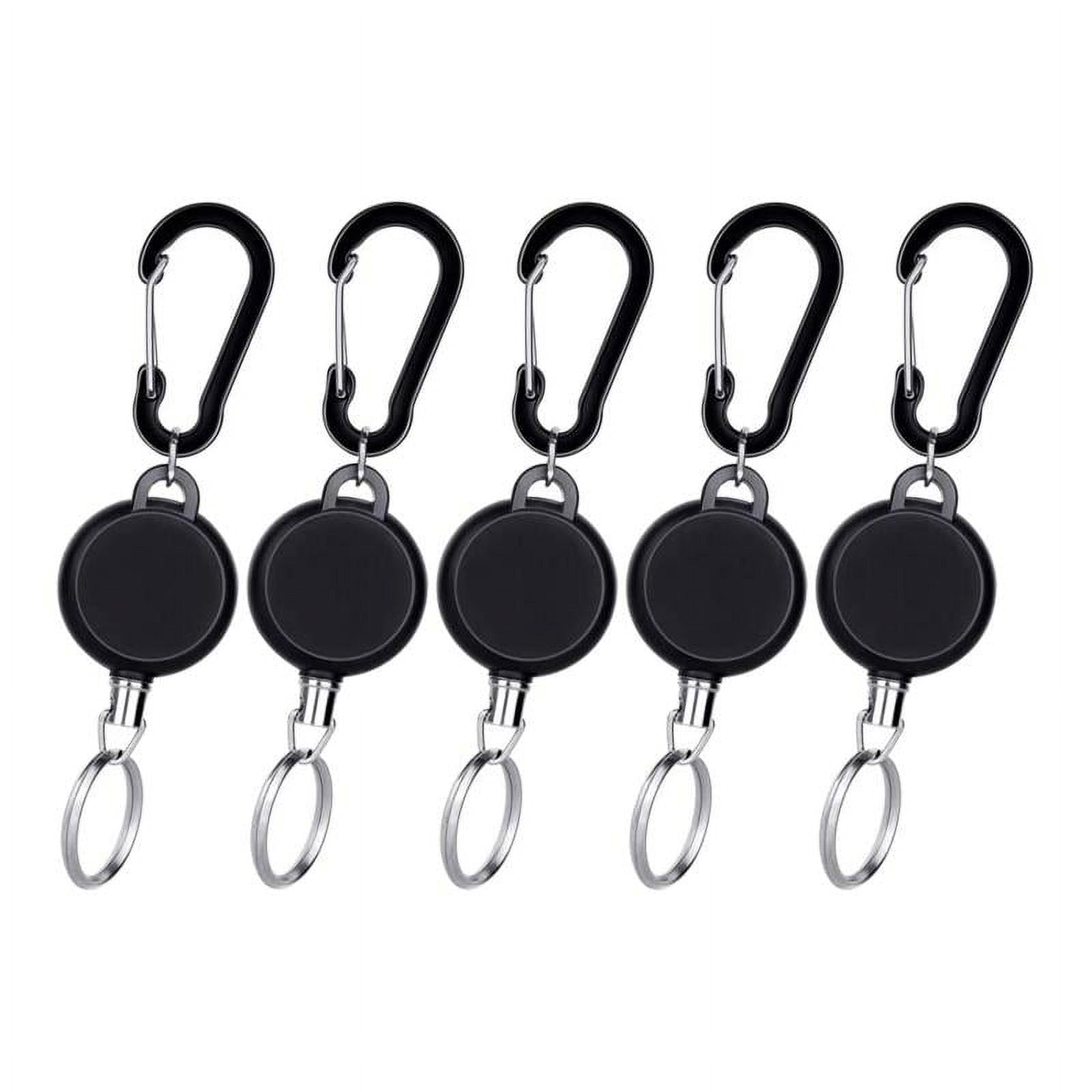 5x Retractable Key Chain Reel 68cm Steel Wire Australia | Ubuy