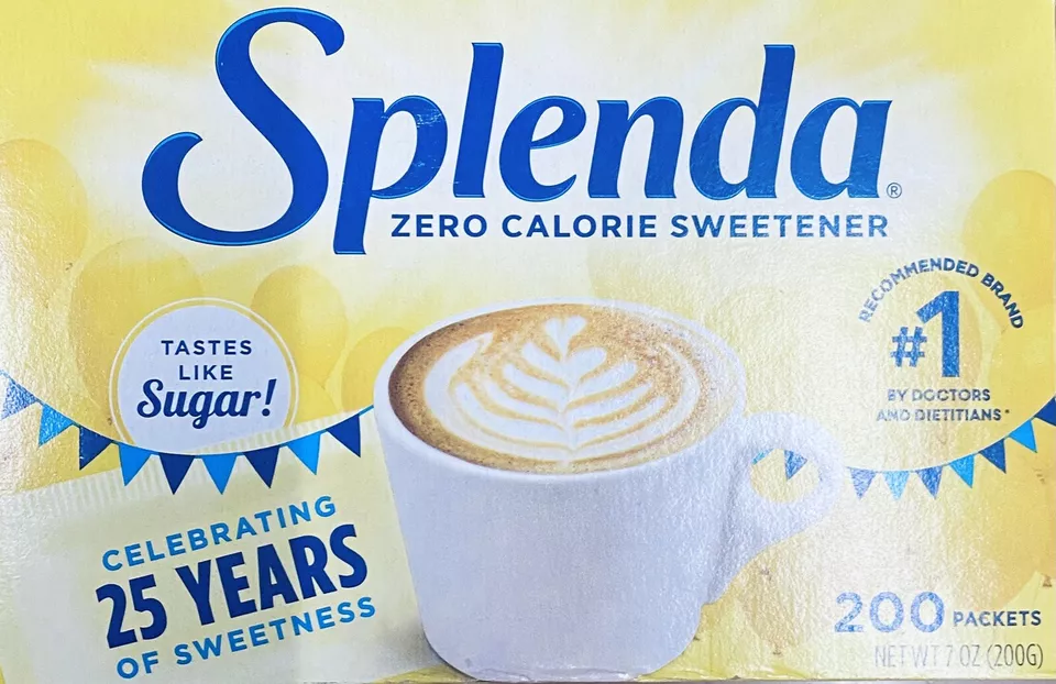 5x SPLENDA Zero Calorie Sweetener 200 Count Packets 7 oz Box - 5 PACK ...