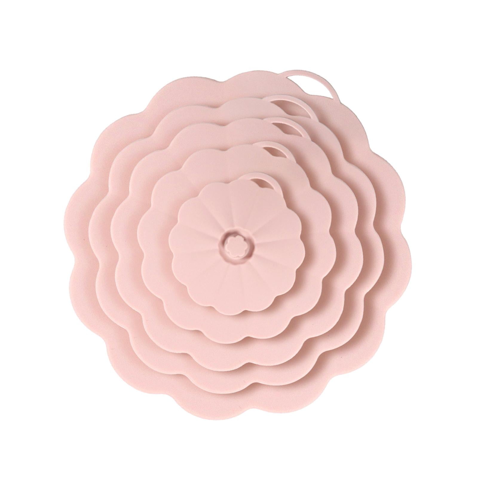 5x Silicone Lids Microwave Splatter Cover Airtight Seal Leakproof Food ...