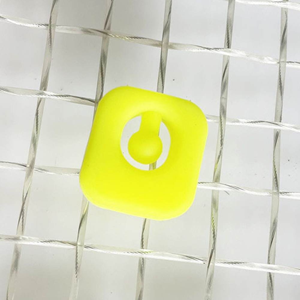 5X Silicone Square Tennis Racquet Dampener Vibration Dampene Shock ...