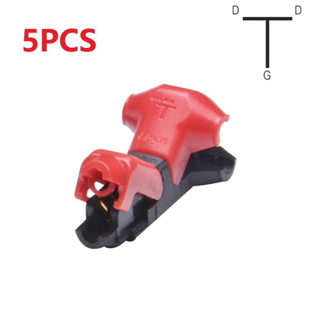 5X T Tap Splice Wire Connectors Low Voltage I Type Terminal Crimp No ...