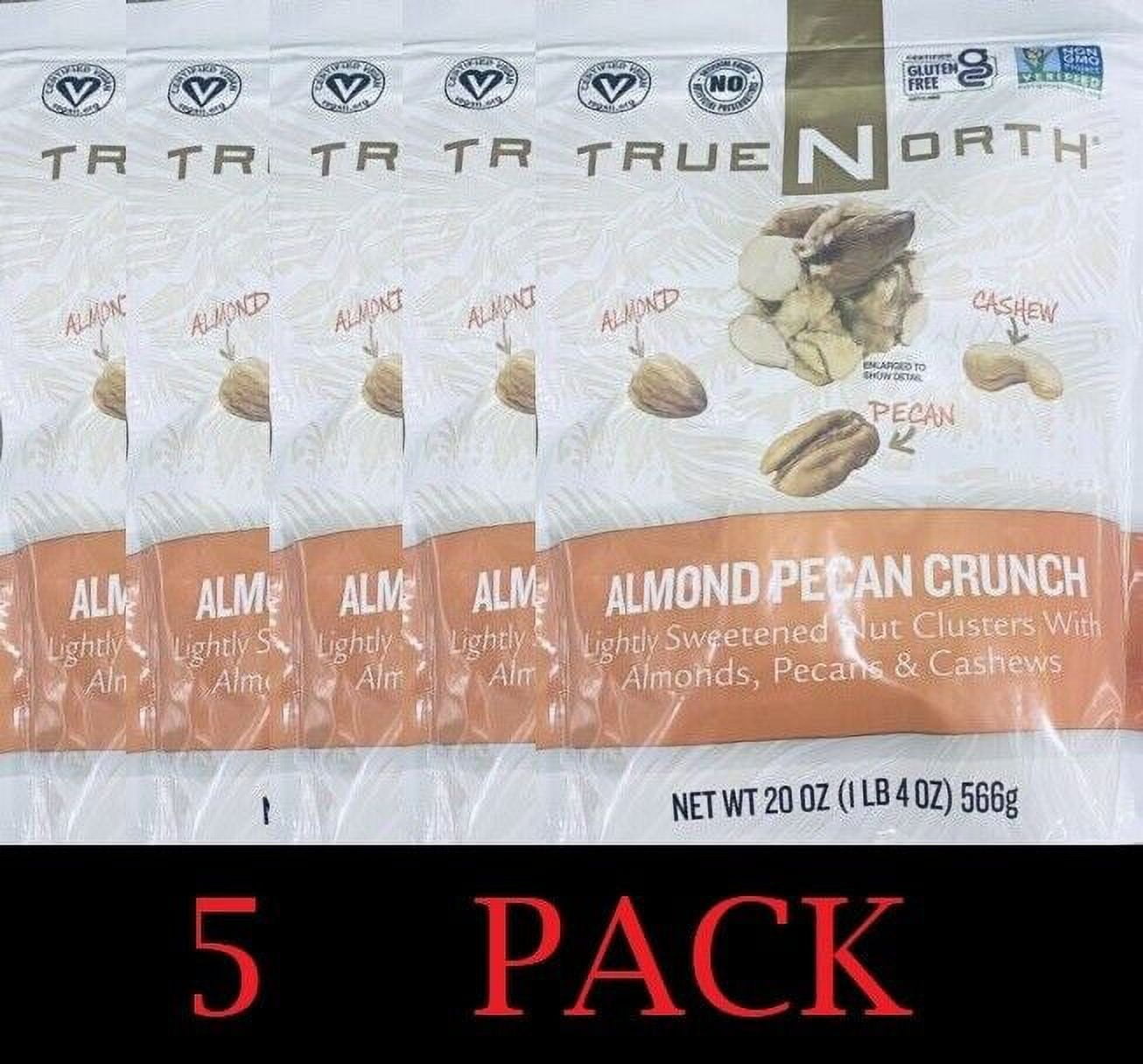 5x True North Almond Pecan Crunch 20 oz Bag - NON GMO - VEGAN - 5 PACK ...