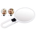 5x magnification folding double-sided makeup mirror, handheld desktop ...
