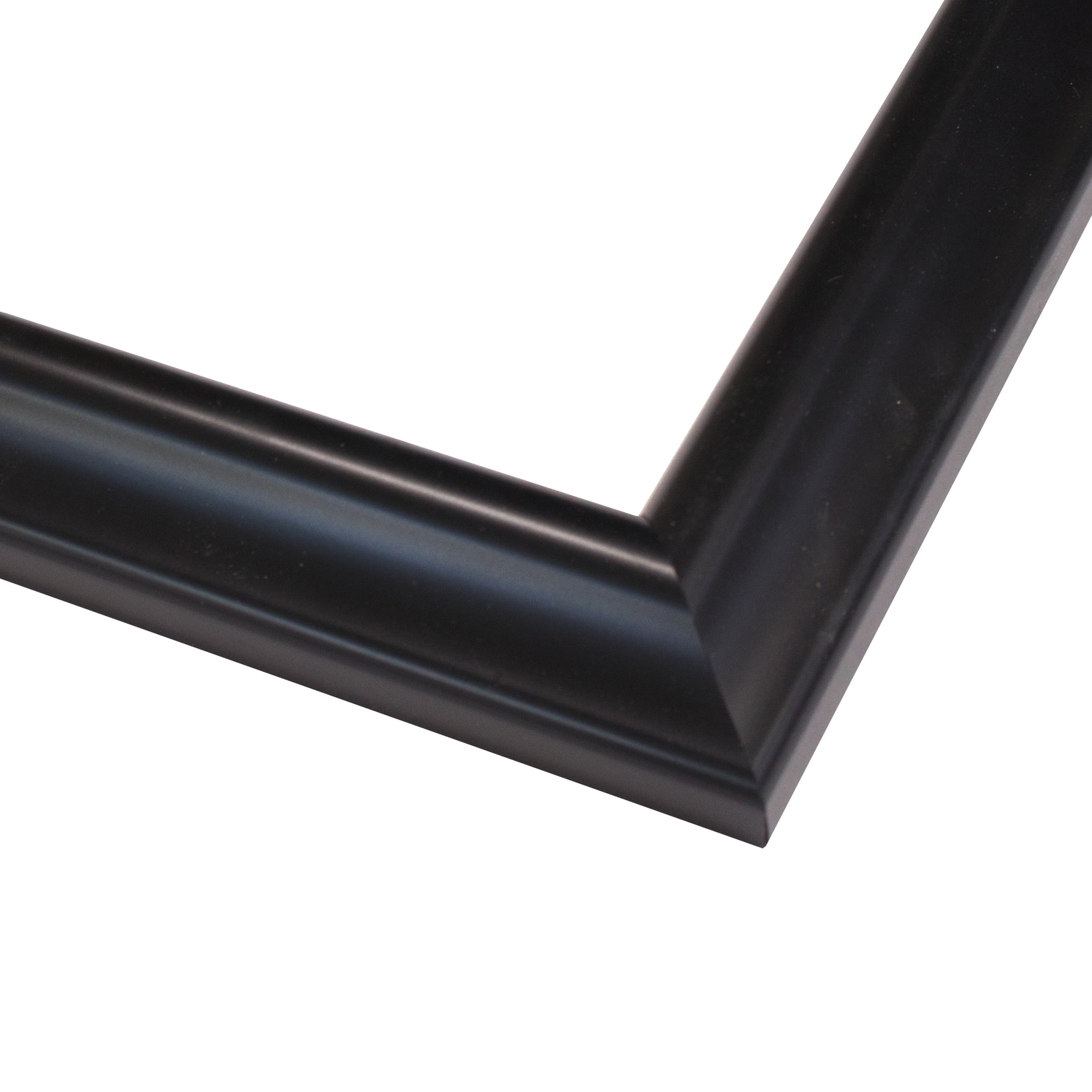 5x10 Swoop Black Solid Wood Frame with UV Resistant Framer's Acrylic ...