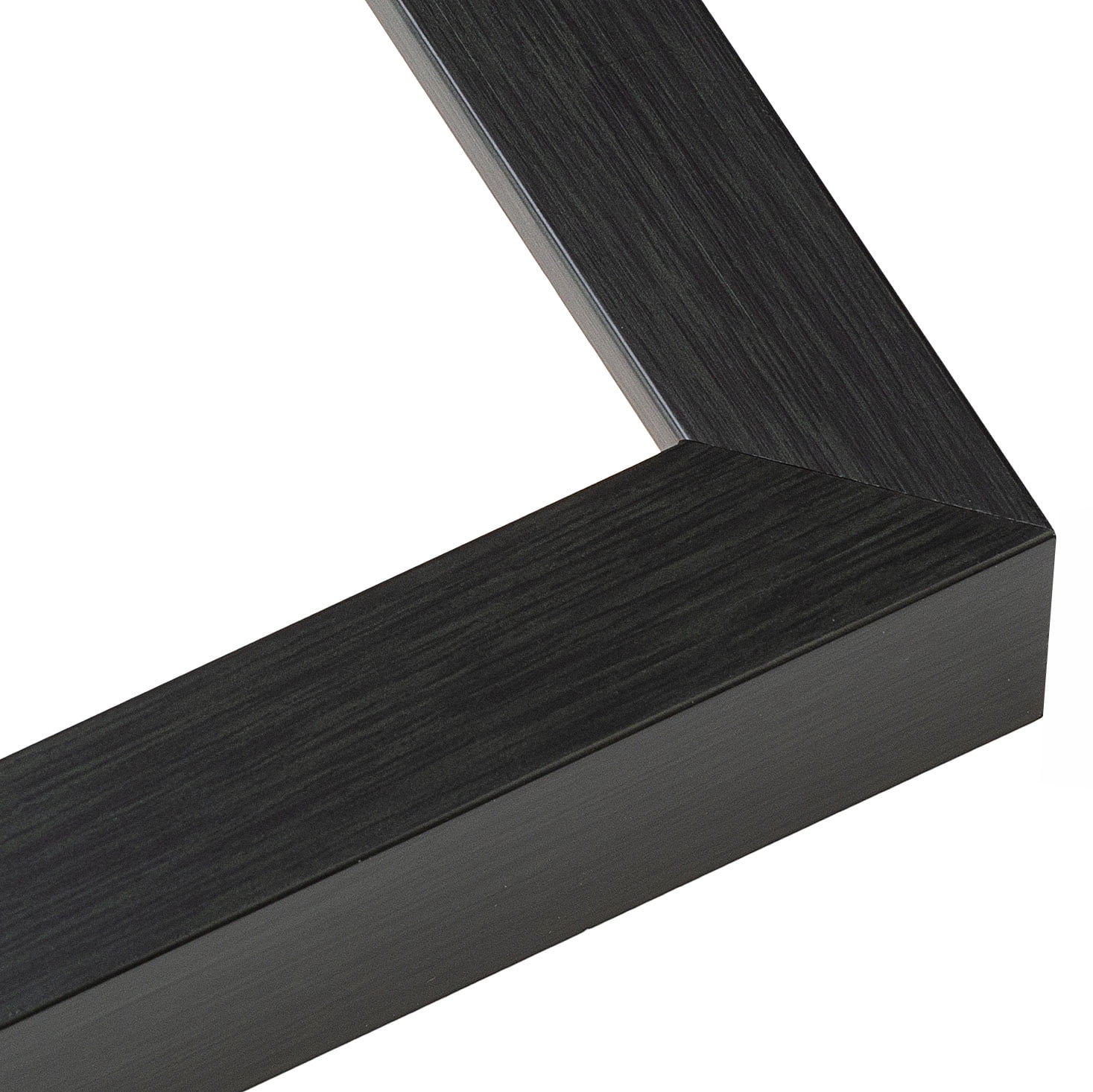 5x10 Shadow Box 1" Depth Grey Picture Frame - UV Acrylic, Backing ...