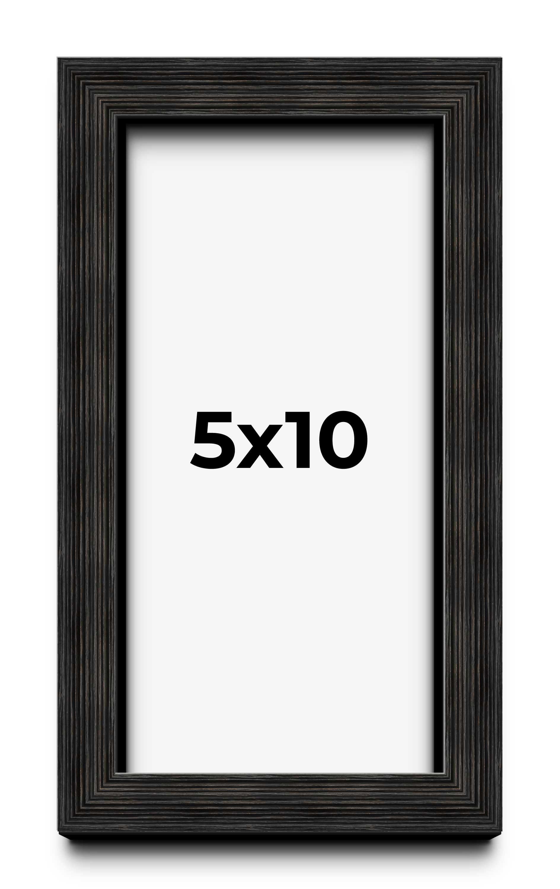 5x10 Shadow Box Black Rustic Barnwood Display Frame | 1.125 Inch Deep ...