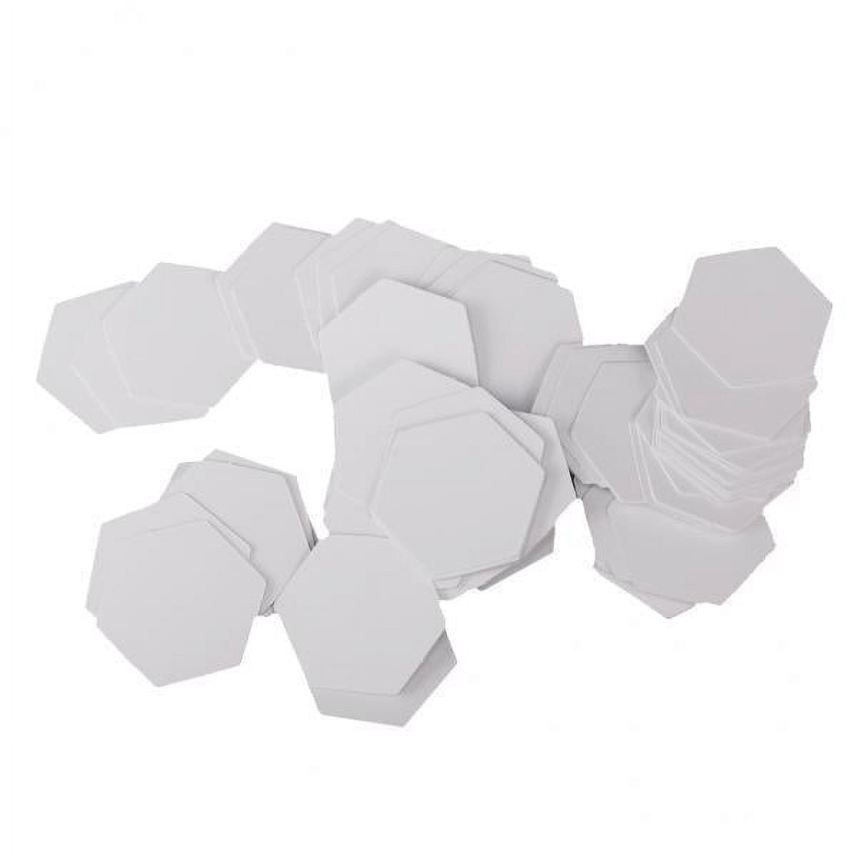 5x100 Pieces Hexagon paper piecing Quilting Templates Craft 16mm 5 Pcs ...