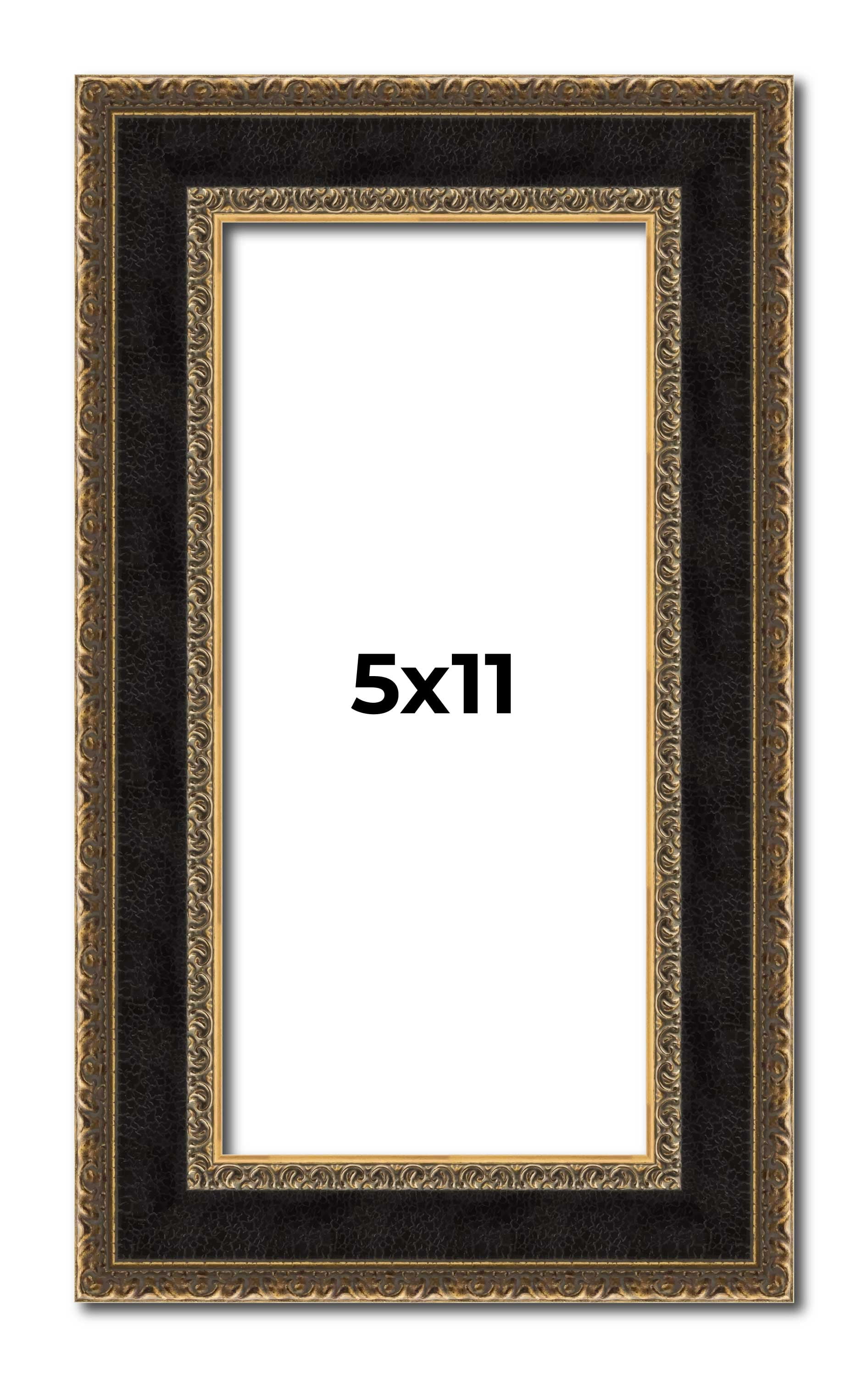 5x11 Frame Gold Antique Vintage Sold Wood Picture Frame | 1.75 Inch ...