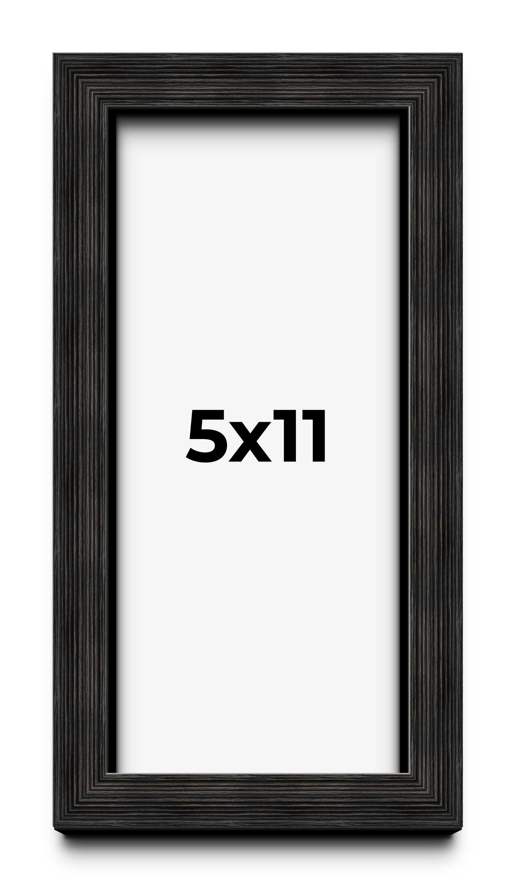 5x11 Shadow Box Black Rustic Barnwood Display Frame | 1.125 Inch Deep ...