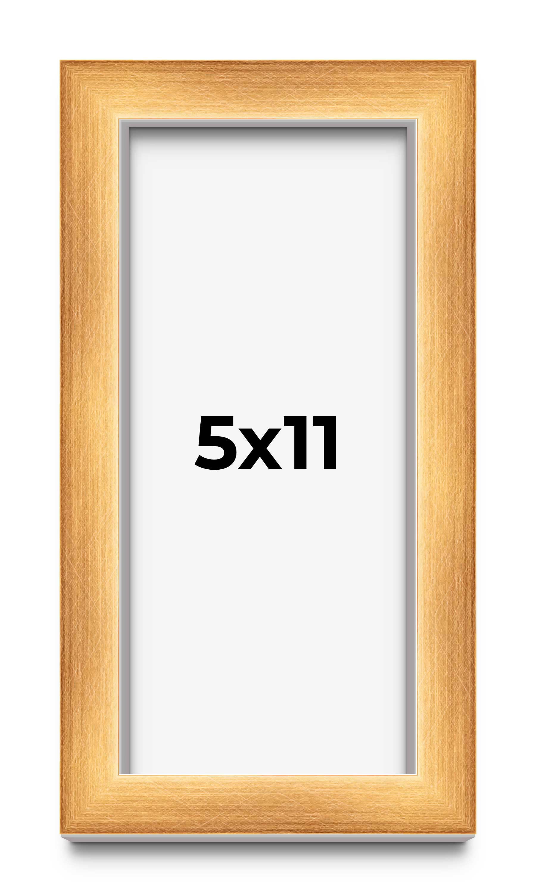 5x11 Shadow Box Bronze Cross-Brushed Display Frame | 1.625 Inches Deep ...
