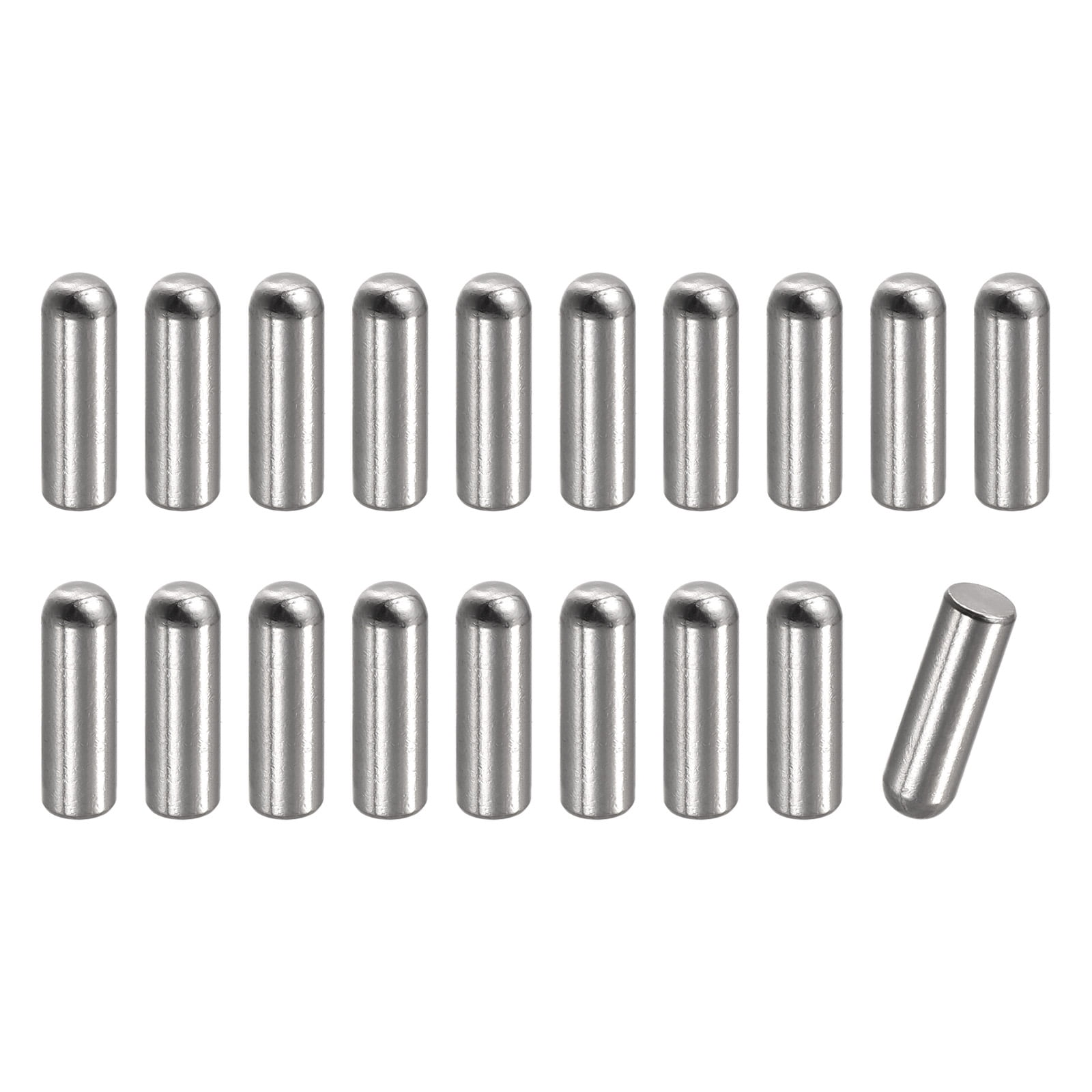 5x14mm Dowel Pins, 20 Pack Round Head Flat Chamfered End Dowel Pin ...