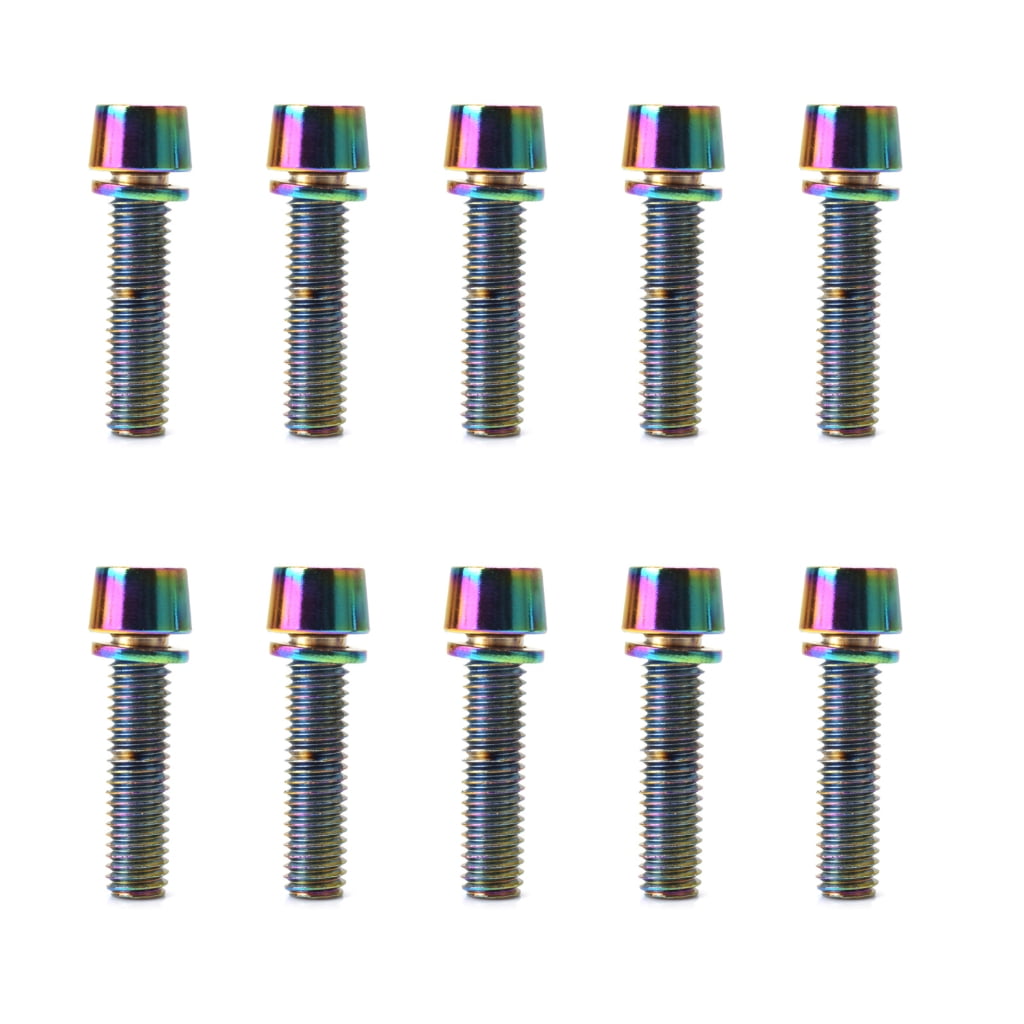 5x20mm/M6x20mm Bike Stem Bolts Allen Tapered Head Steel Bolts with ...